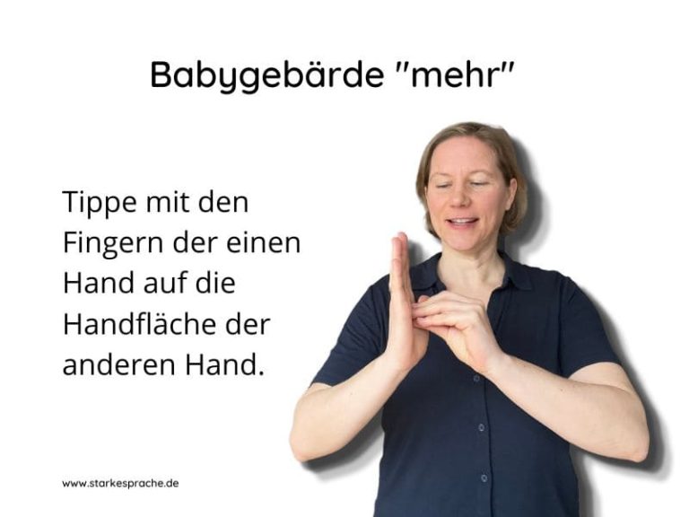 Babygebärden lernen: Einfache Anleitung zur Babyzeichensprache - starke ...